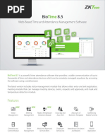 BioTime 9.5 Introduction | PDF | Application Software | Mobile App