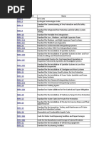 Complete List of NFPA Standards and Codes | PDF | Fires | Firefighting