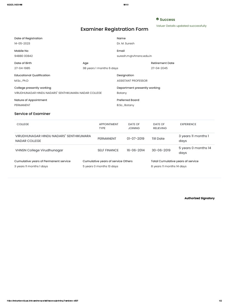 authentication letter | PDF