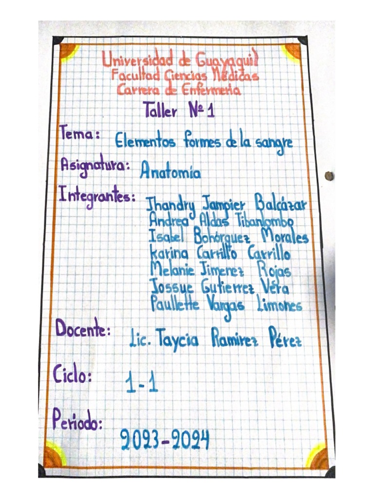 Elementos Formes de La Sangre-1 | PDF