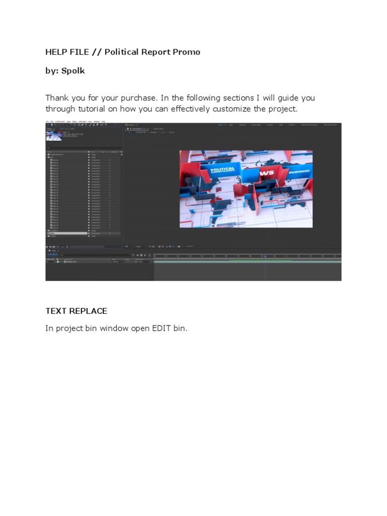 Political Report Customization Guide | PDF