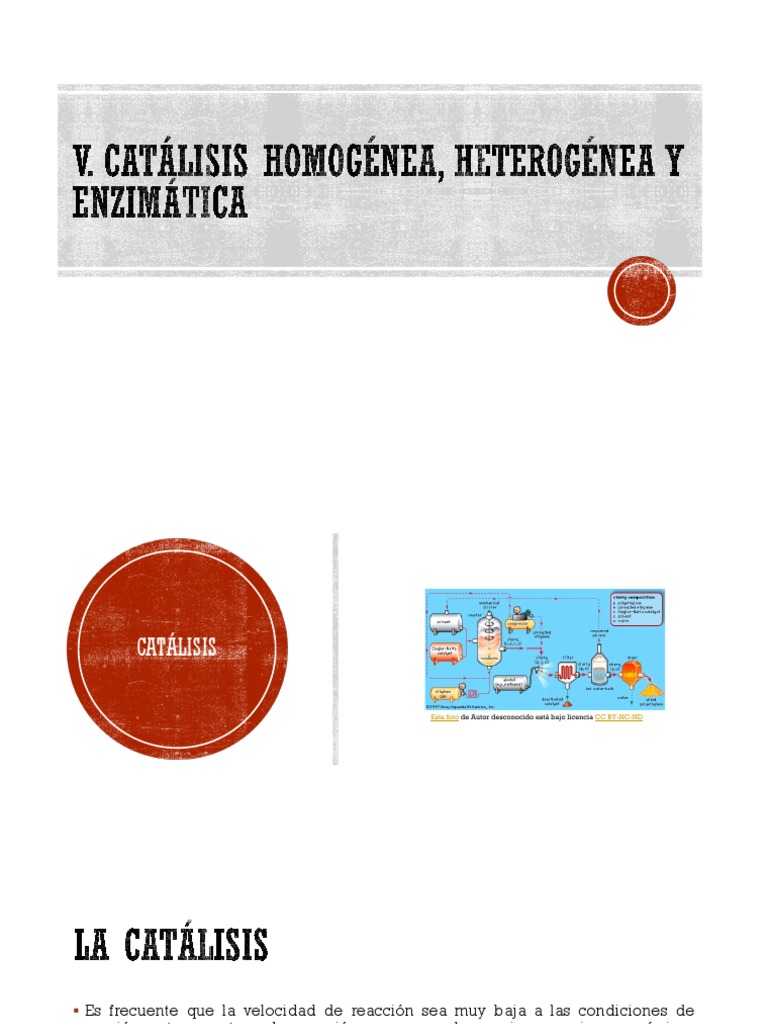 Catalisis | PDF | Catálisis | Cinética química