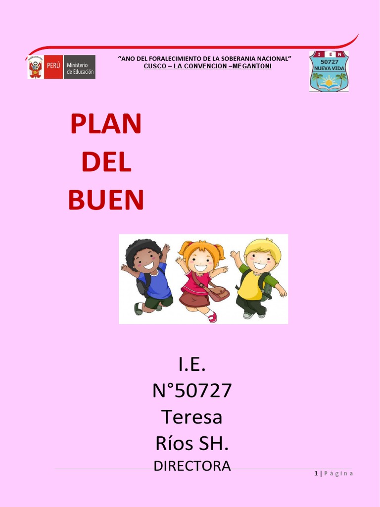 Plan Del Buen Inicio Del Año Escolar 2021 | PDF | Evaluación | Enseñando