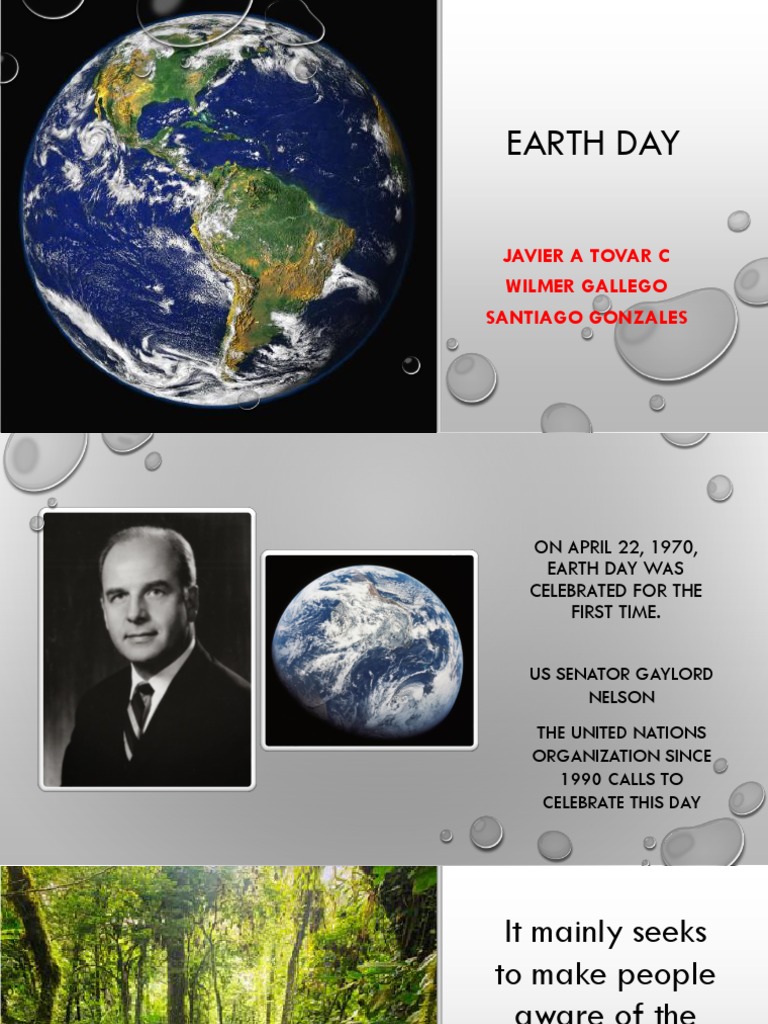Earth Day: History and Importance | PDF | Science & Mathematics