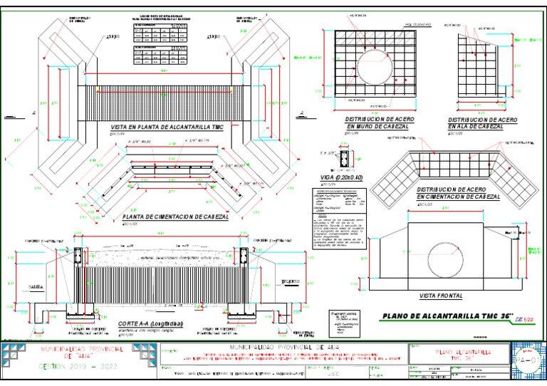 10.01.PLANO DE ALCANTARILLAS-PLANO - A2 Ok | PDF