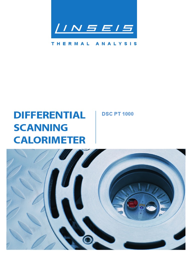 Brochure Linseis-DSC-PT1000-English | PDF | Differential Scanning ...