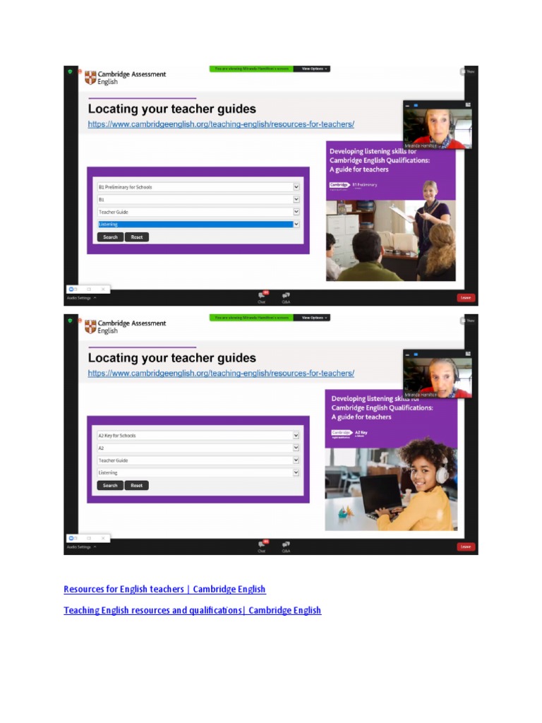 Resources For English Teachers | PDF