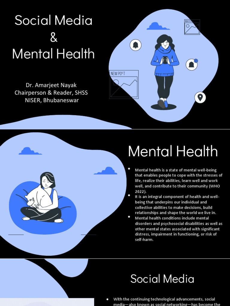 Social Media and Mental Health - PPT - Ajn | Download Free PDF ...
