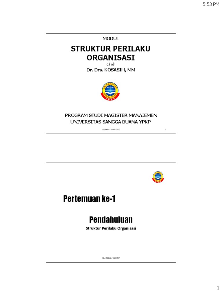 Pertemuan Ke 1 SPO Ganjil 2022 2023 Pendahuluan | PDF