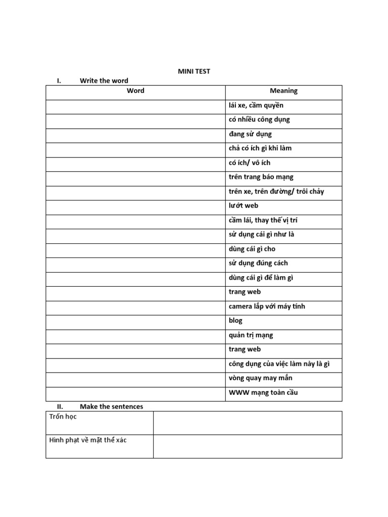 C1 - Unit 4 Idiom Mini Test | PDF