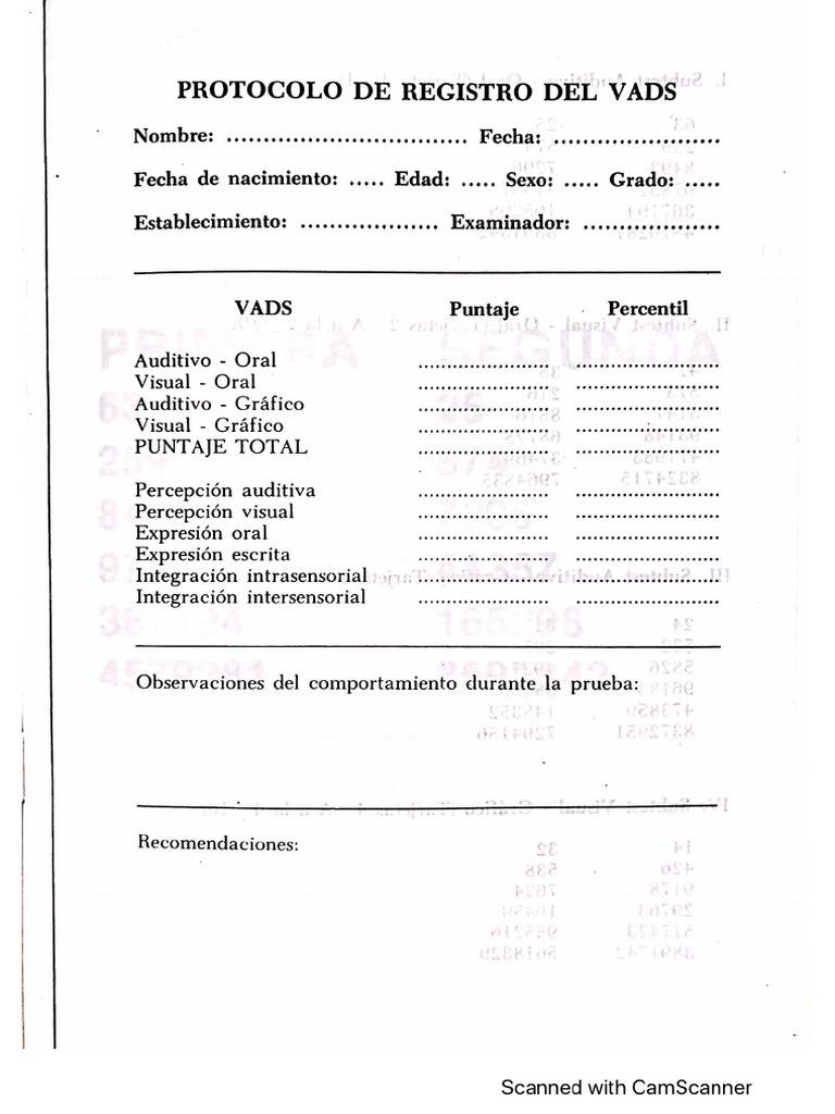 Protocolo y Tarjetas VADS | PDF