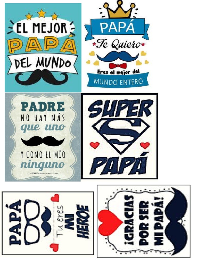 Etiquetas Dia Del Padre Pdf