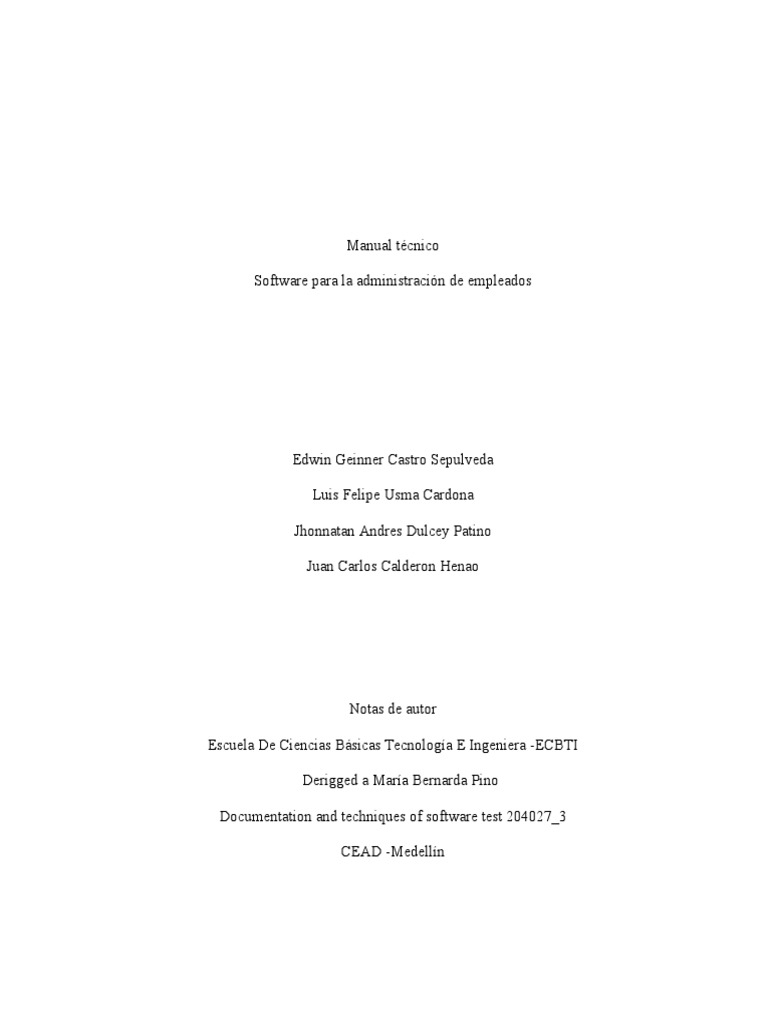 Manual Técnico | PDF | Bootstrap (marco frontal) | Script Java