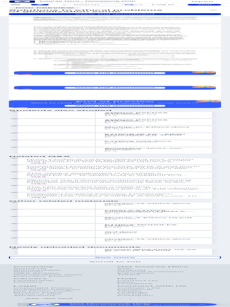 Solutions To Ethical Problems of Globalization Some of The Solutions To ...