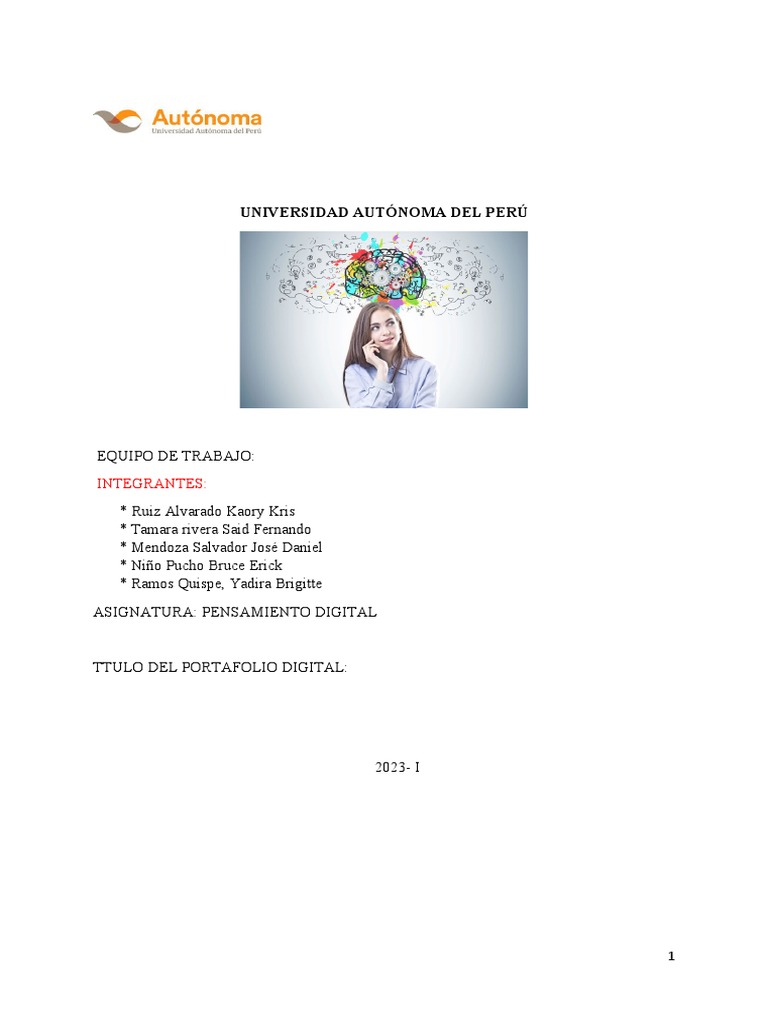 Portafolio Digital 2023 - UAP | PDF