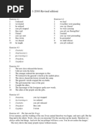 Answer Key Chapter 1 | PDF | Foreign Language Studies