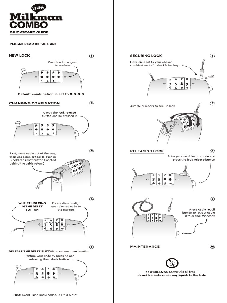 Milkman Combo Quickstart Guide | PDF