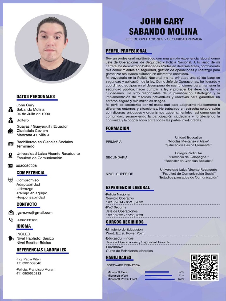 Curriculum Gary | PDF