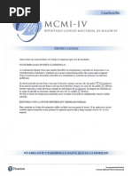 MCMI-IV Hoja de Respuestas | PDF
