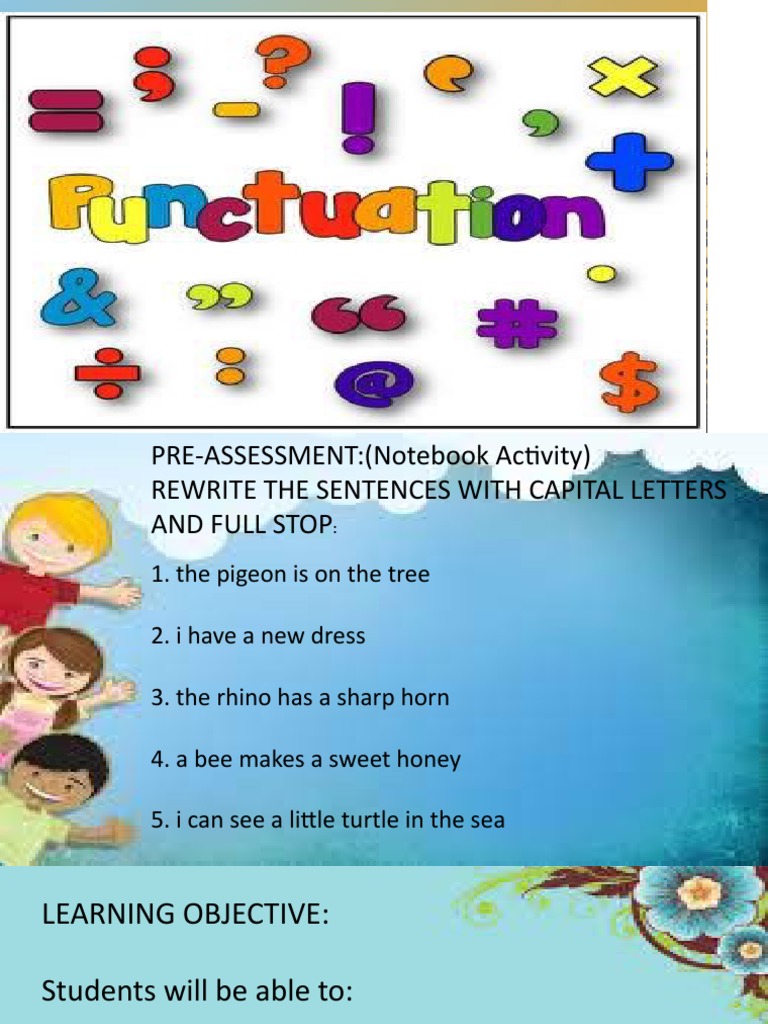 Punctuation Lesson Plan for Grade 1 | PDF | Foreign Language Studies