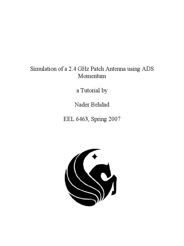 Tutorial Antenna ADS | PDF | Dielectric | Cursor (User Interface)