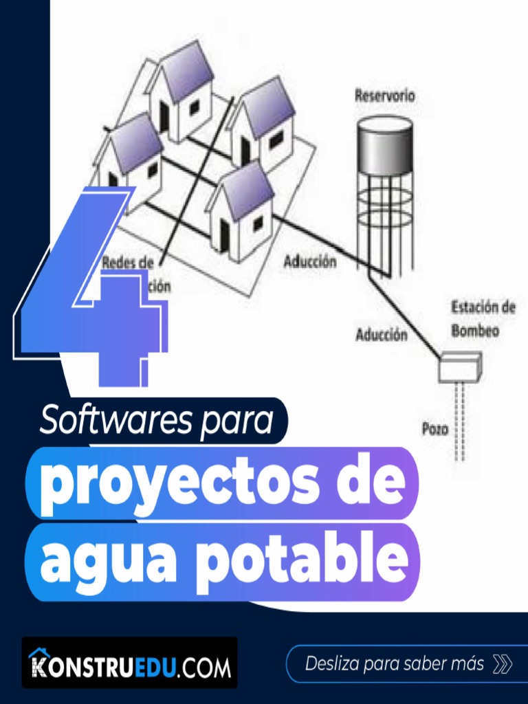 4 Softwares para Proyectos de Agua Potable | PDF
