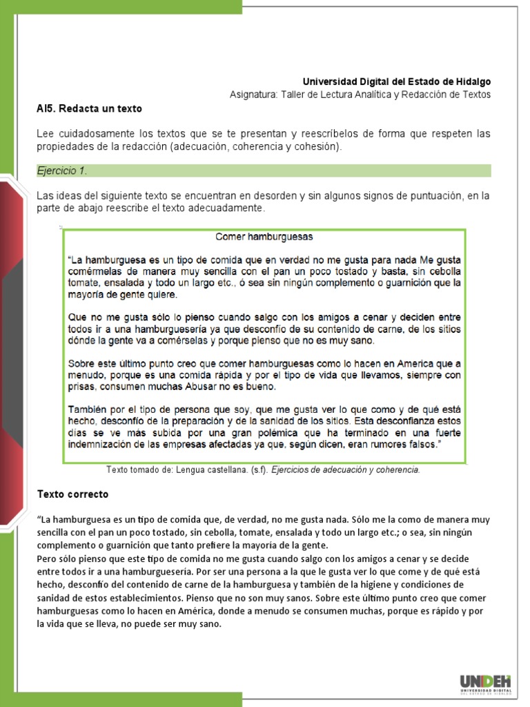 TLA - U3 - AI5 - Solis - Hugo Daniel | PDF | Hamburguesas