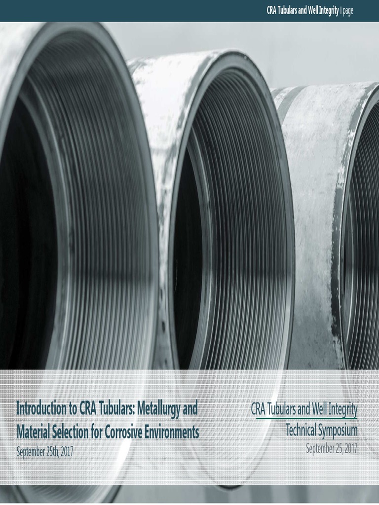 MAY - Introduction To CRA Tubulars Metallurgy and Material Selection ...