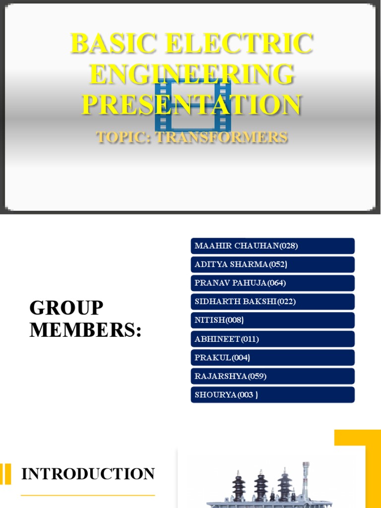 Presentation On Transformers and Its Applications | PDF | Transformer ...