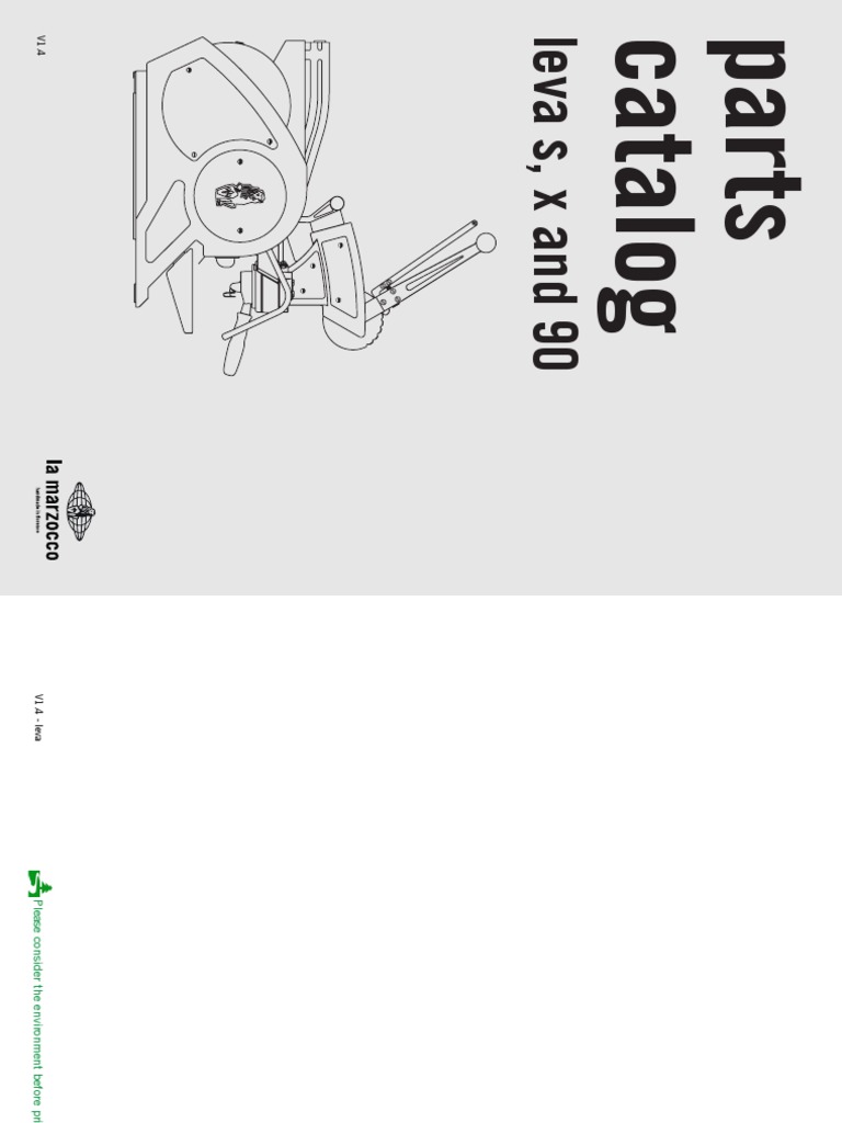 Leva V1.4 Parts Catalog Overview | PDF | Equipment | Materials