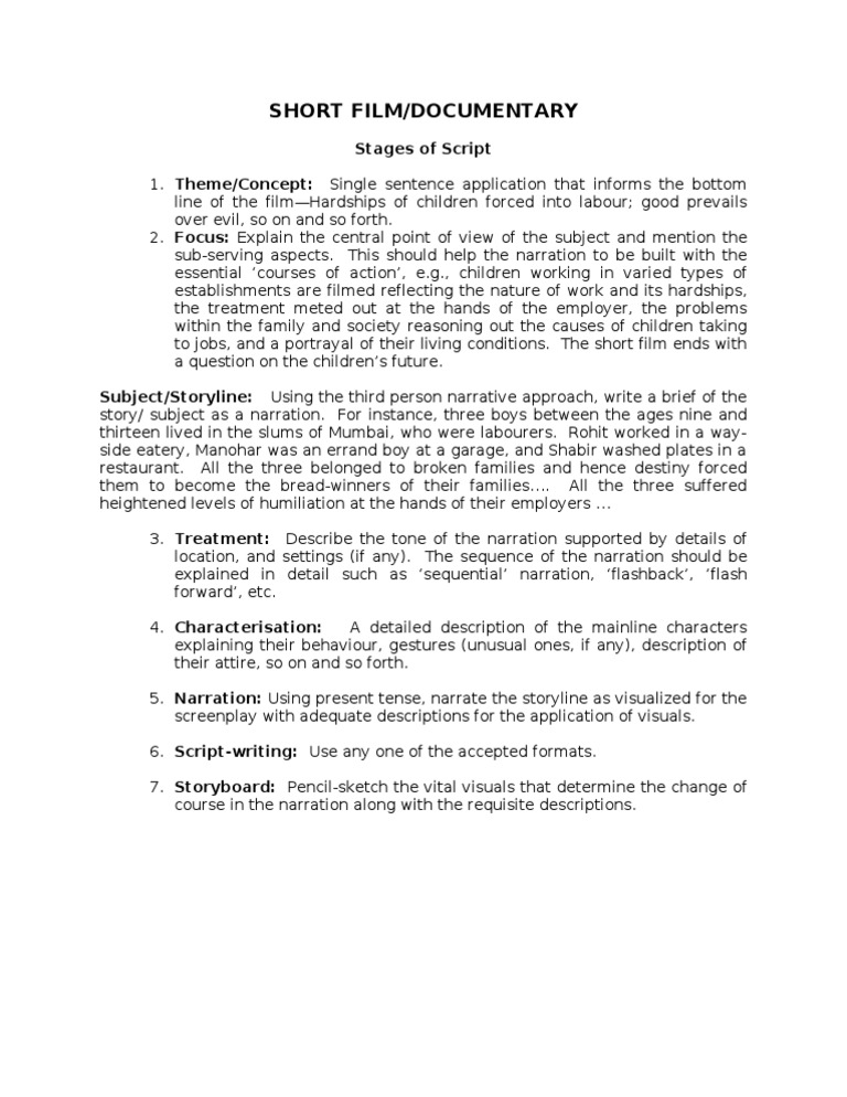 Stages of Script | PDF