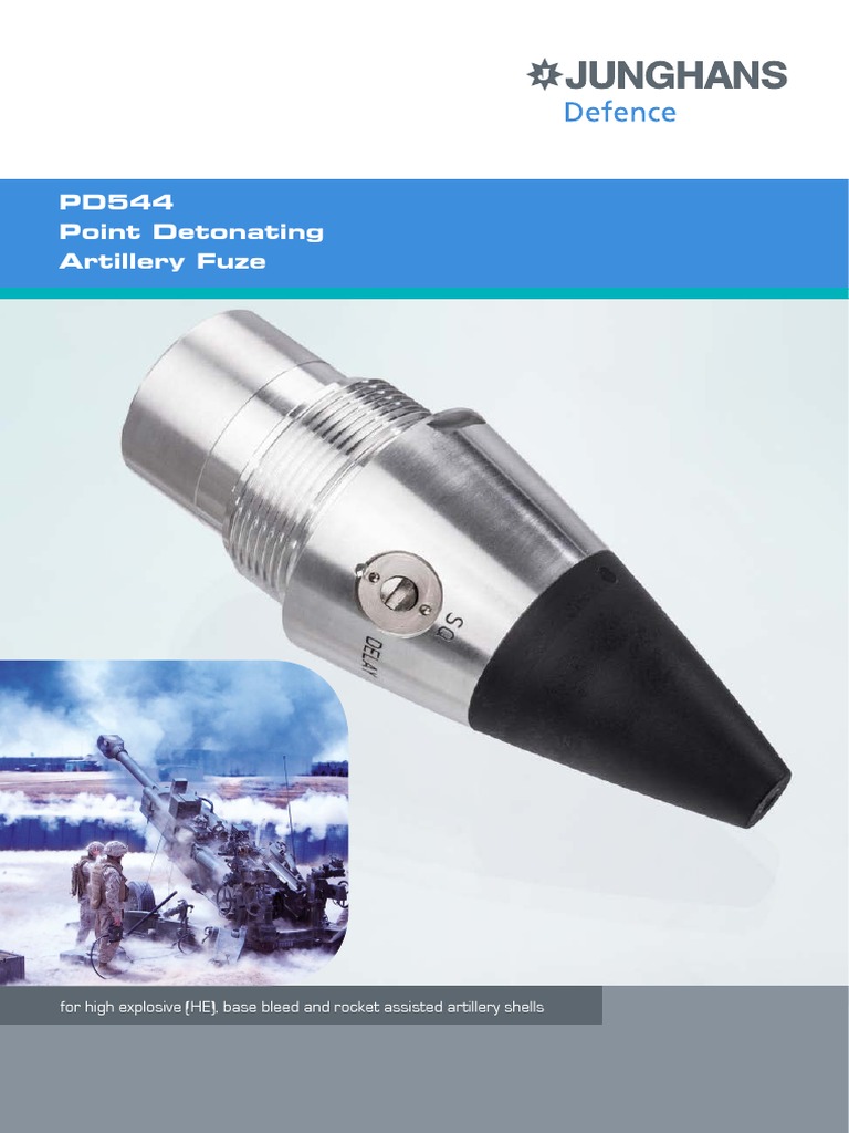 Artilleryfuze pd544 Datasheet | PDF | Fuze | Artillery