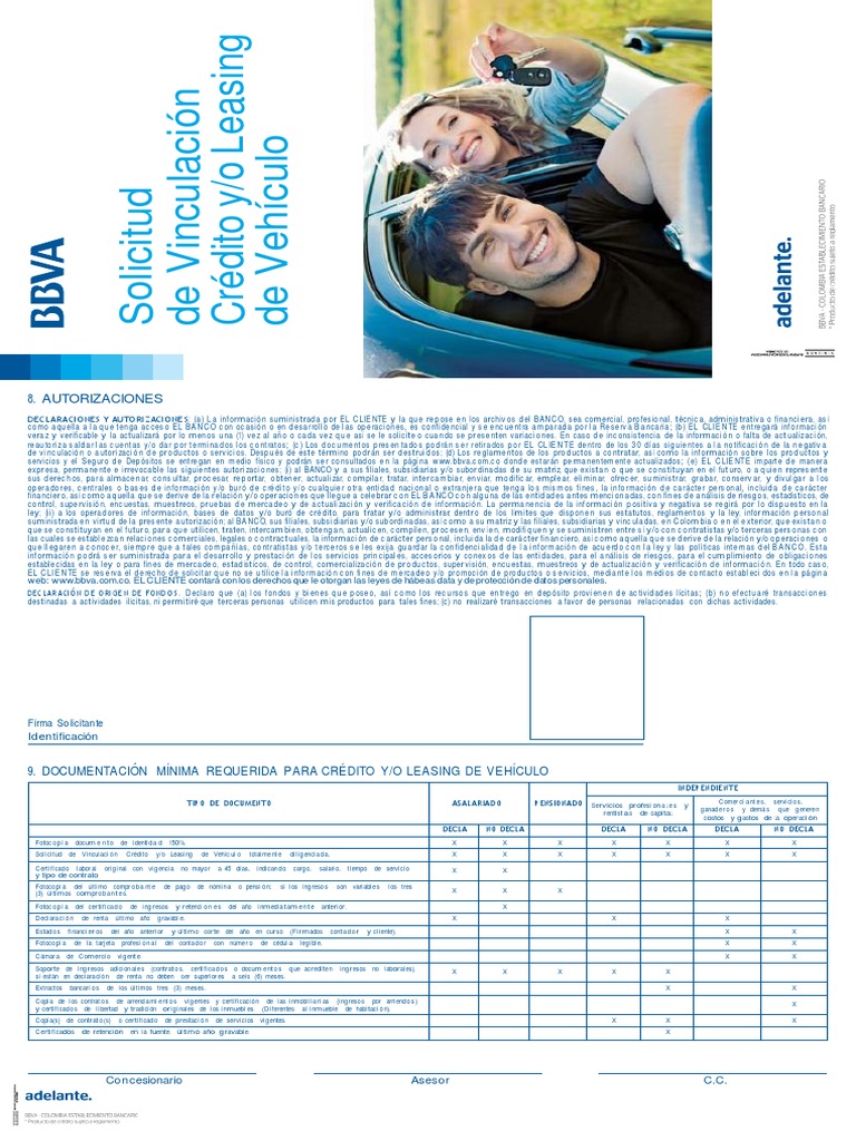 Formulario Corto Bbva | PDF | Business | Economias