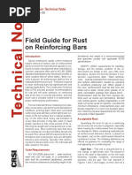 Acceptable Rust Levels on Rebar | PDF | Rust | Corrosion