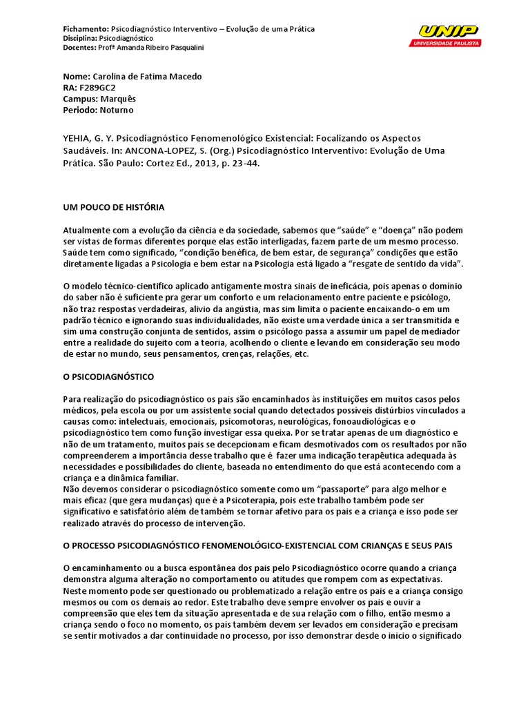 Fichamento Texto 2 Aula 4 | PDF | Autoajuda