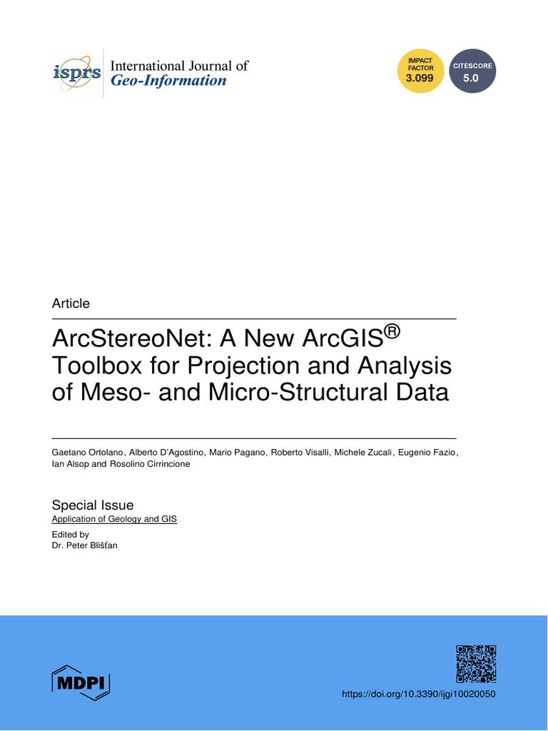 Ijgi 10 00050 With Cover | PDF | Arc Gis | Visual Basic For Applications