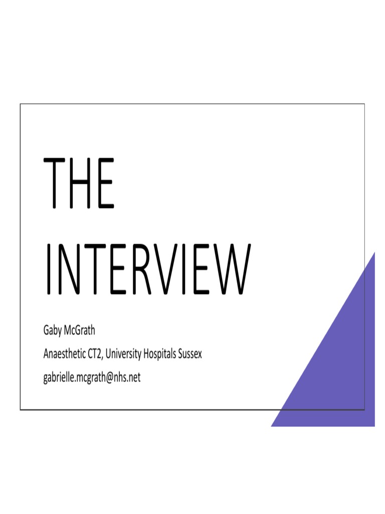 9 G Mcgrath Anaesthetic Interview 2021 GM Final-2 | PDF | Anesthesia ...