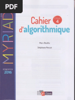 Cahier D'algorithmique Et Programmation 2de | PDF