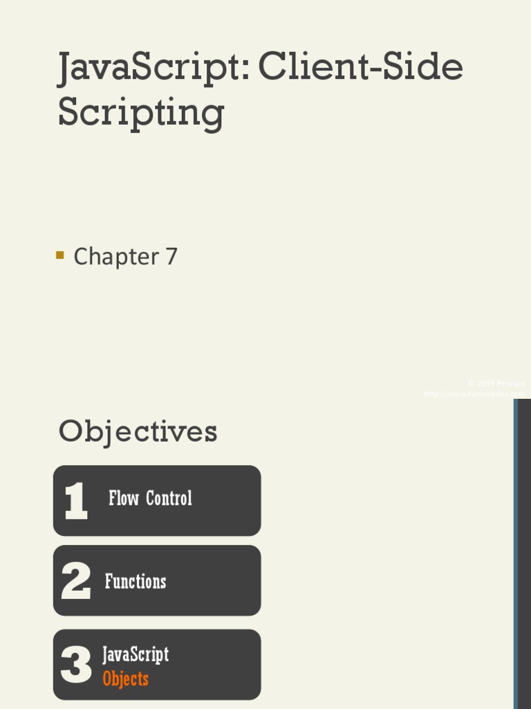 Chapter 7 - JAVASCRIPT - Hamid | PDF | Control Flow | Method (Computer Programming)