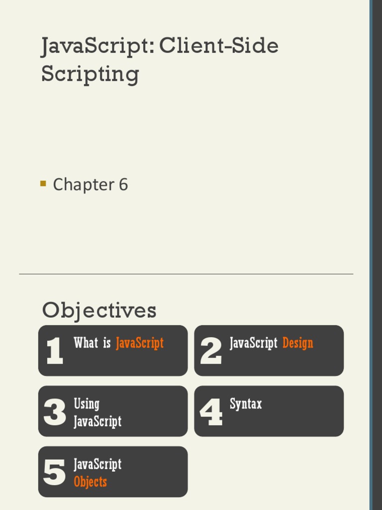 Chapter 6 - JAVASCRIPT - Hamid | PDF | Java Script | Dynamic Web Page Chapter 6 - JAVASCRIPT - Hamid | PDF | Java Script | Dynamic Web Page