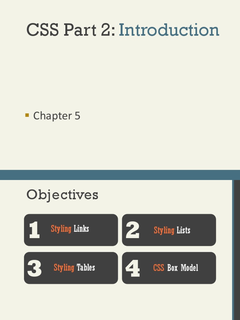 Chapter 5_CSS_Psrt 2_HAMID | PDF | Html Element | Web Development