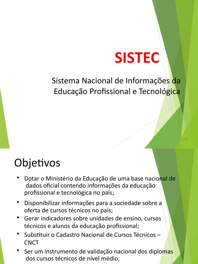 2 Apresentação Sistec Padrão | PDF