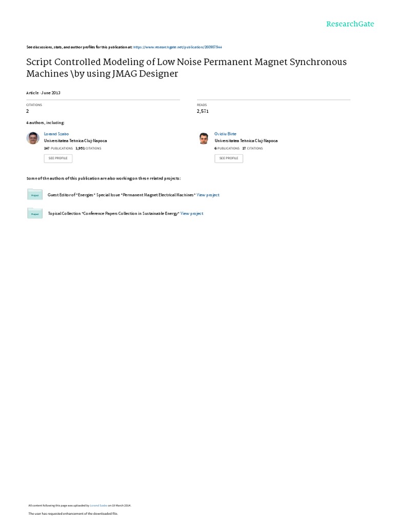 Script PMSM | PDF | Electric Motor | Physical Sciences
