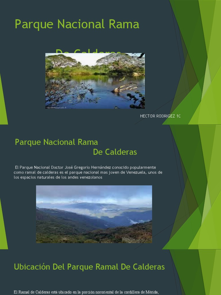Parque Nacional Rama de Calderas | PDF