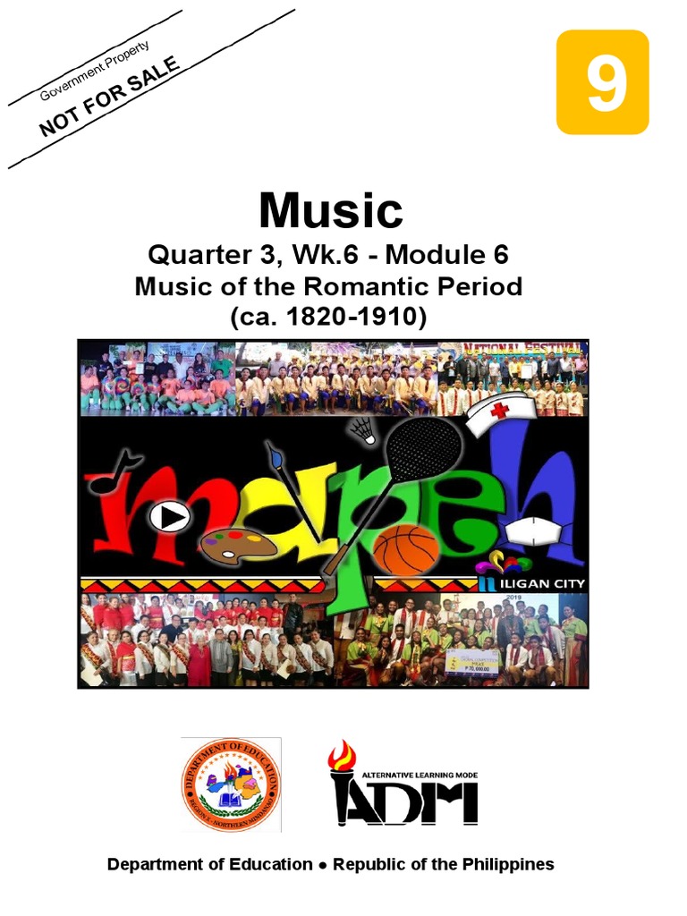 Music9 q3 Mod6 RomanticPeriodOtherArtForms v2-1 | PDF Music9 q3 Mod6 RomanticPeriodOtherArtForms v2-1 | PDF