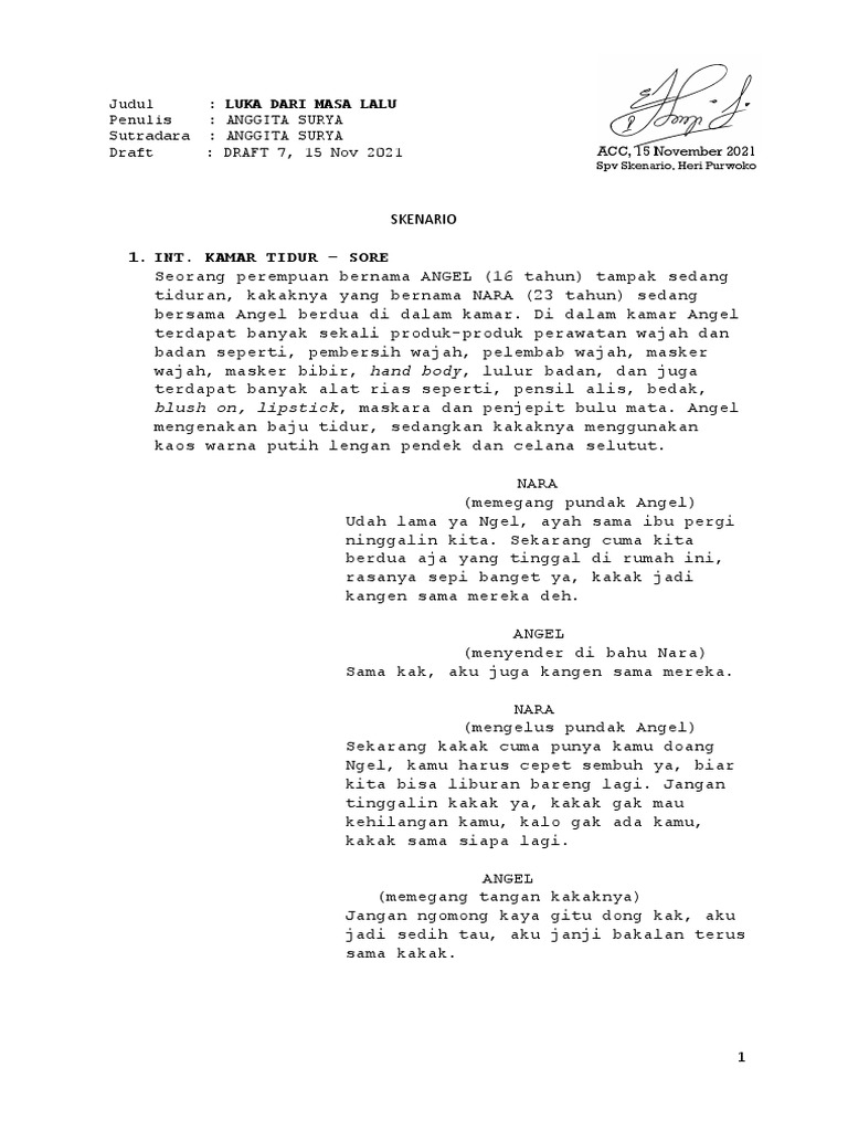 B - Luka Dari Masa Lalu | PDF