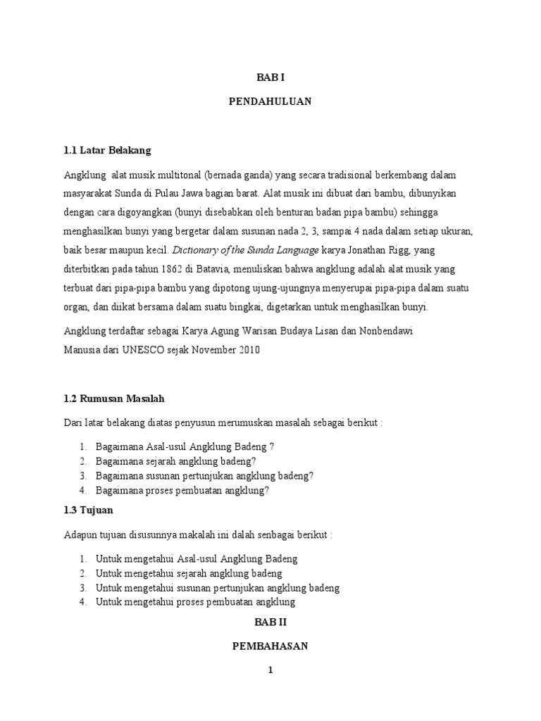 Angklung Badeng | PDF