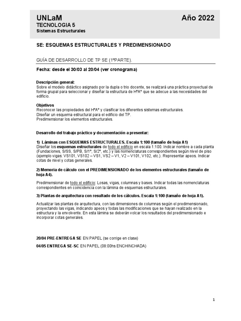 Guia TP Se 2022 Tecno 5 | PDF