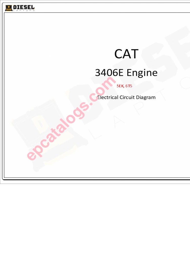 Cat - 3406e (Prefix 5ek or 6ts) | PDF | Fuel Injection | Engines