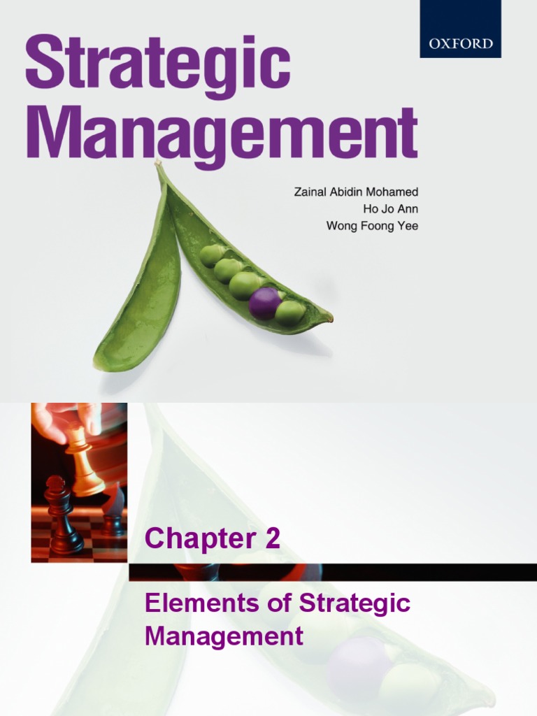 Chapter 2 Elements of Strategic Management (2019) | PDF